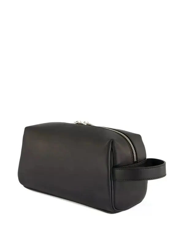 Balenciaga Rodeo Leather Toiletry Pouch - Black