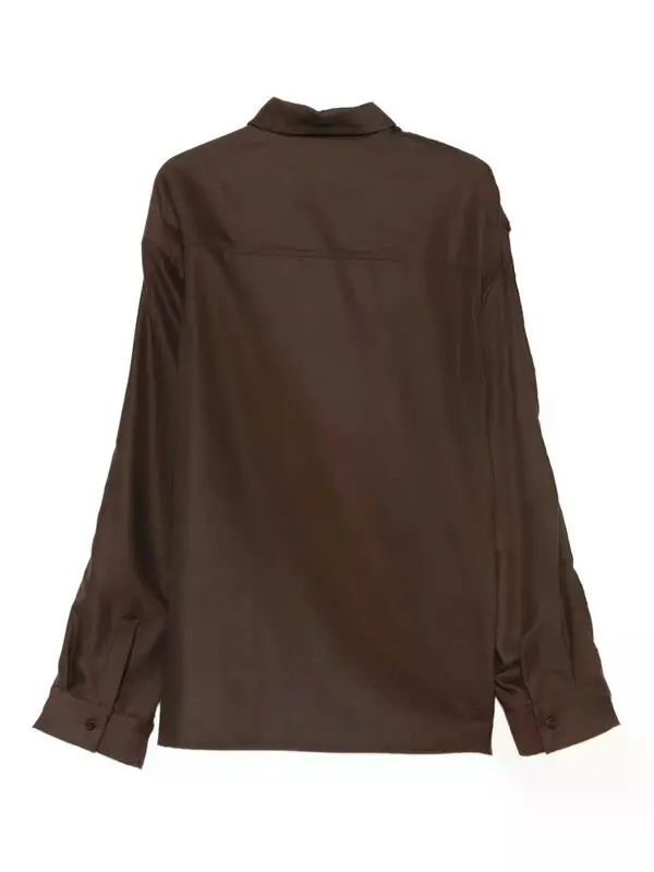 COSTUMEIN Patch-pocket Shirt - Brown