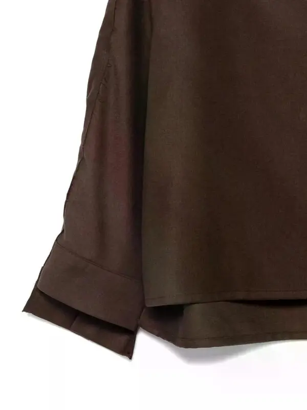 COSTUMEIN Patch-pocket Shirt - Brown