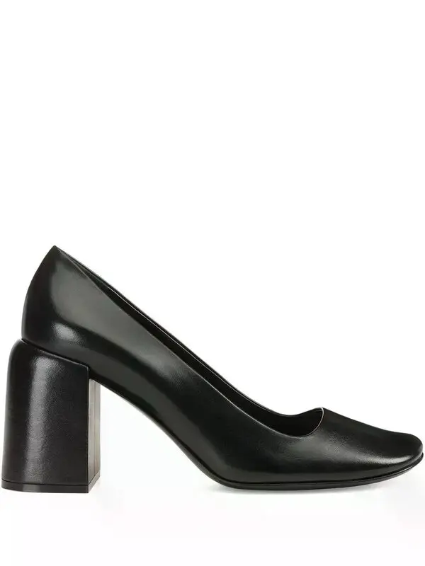 SERGIO ROSSI 80mm Square Block-heel Pumps - Black