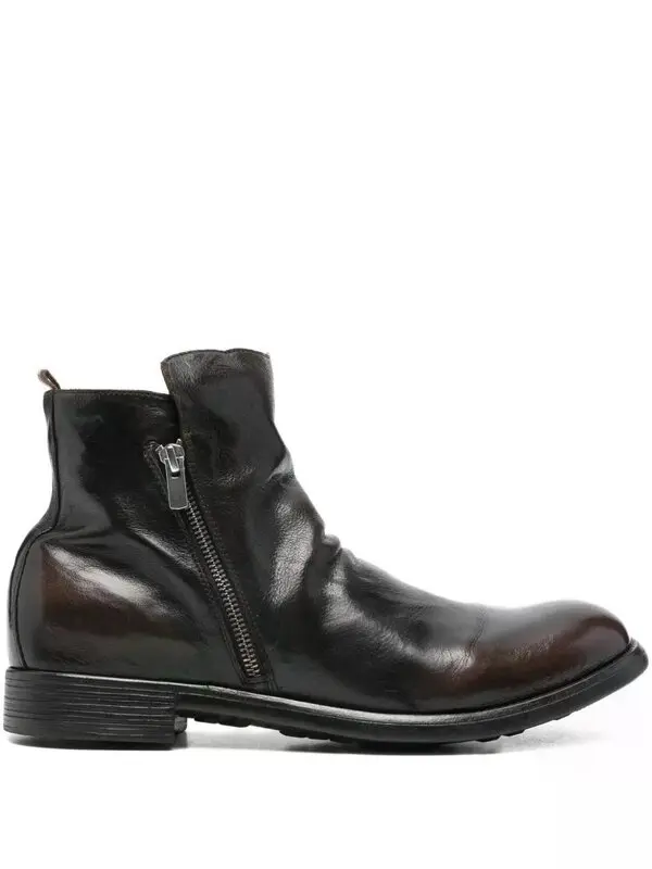 Officine Creative 30mm Chronicle Zip Leather Boots