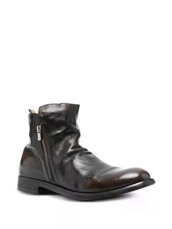 Officine Creative 30mm Chronicle Zip Leather Boots