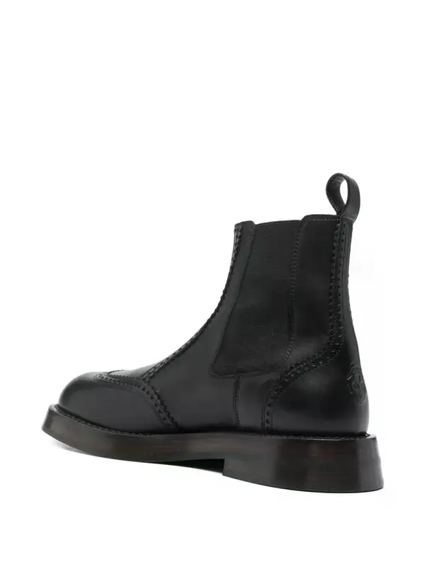 Alexander McQueen 30mm Leather Boots