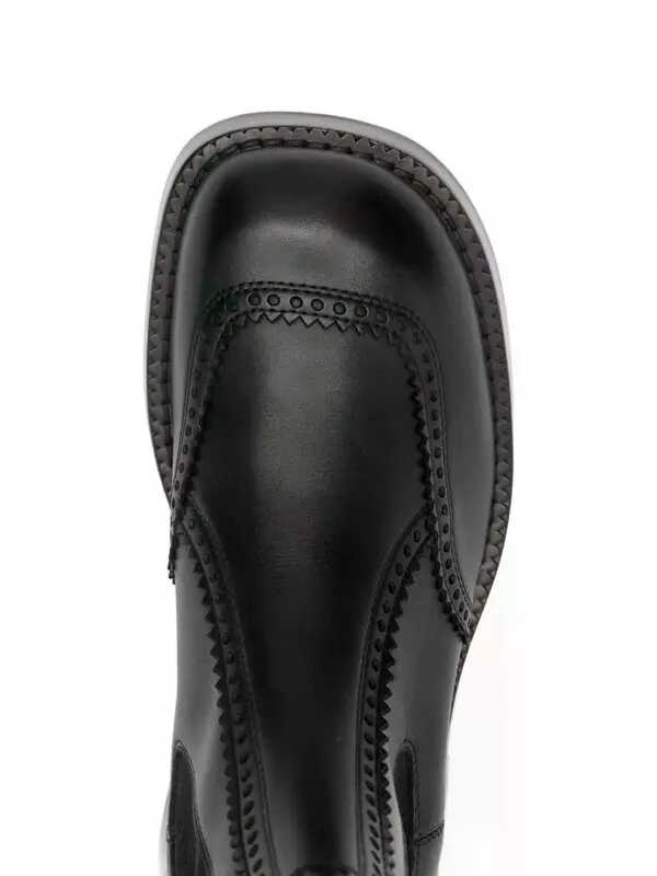 Alexander McQueen 30mm Leather Boots