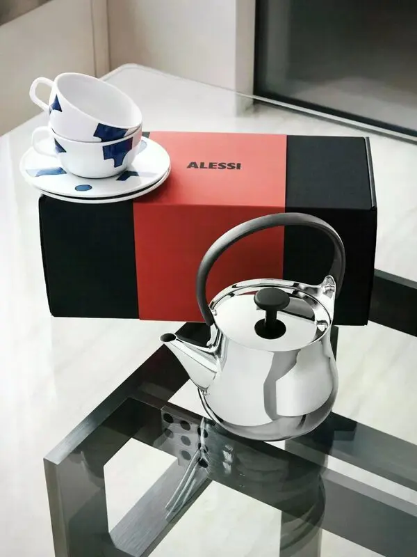 ALESSI Printed Tea Set