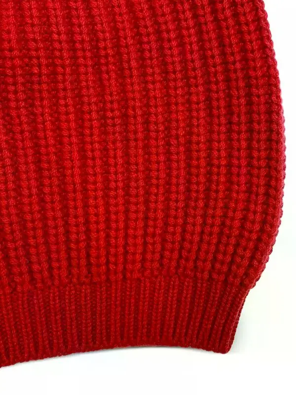 LA ROSE Cash Beanie - Red