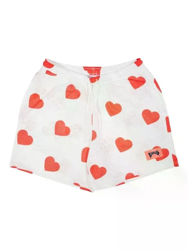 BISOUS SKATEBOARDS Printed Shorts - White