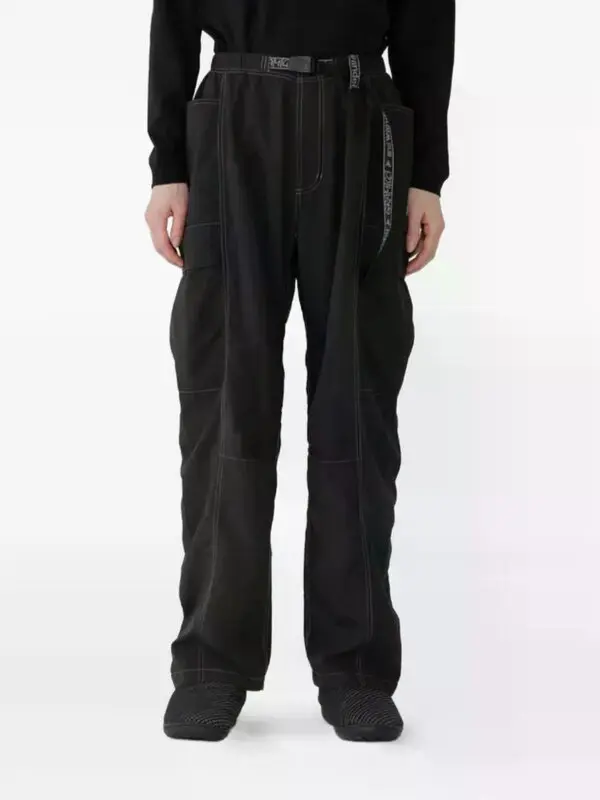 AND WANDER Belted Panelled Trousers