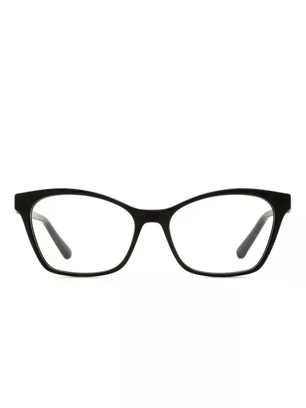 FERRAGAMO Gancini Rectangle Eyeglasses - Black