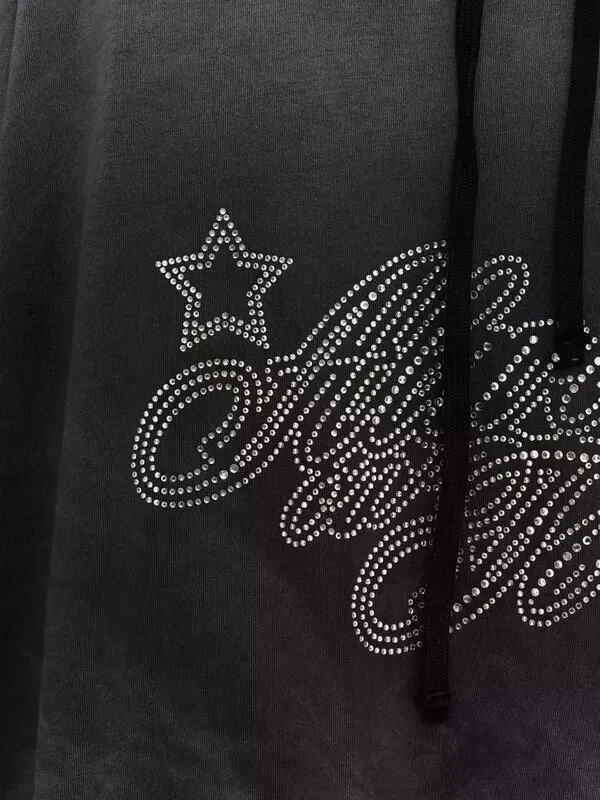 PEPA SALAZAR Rhinestone Embellished Hoodie