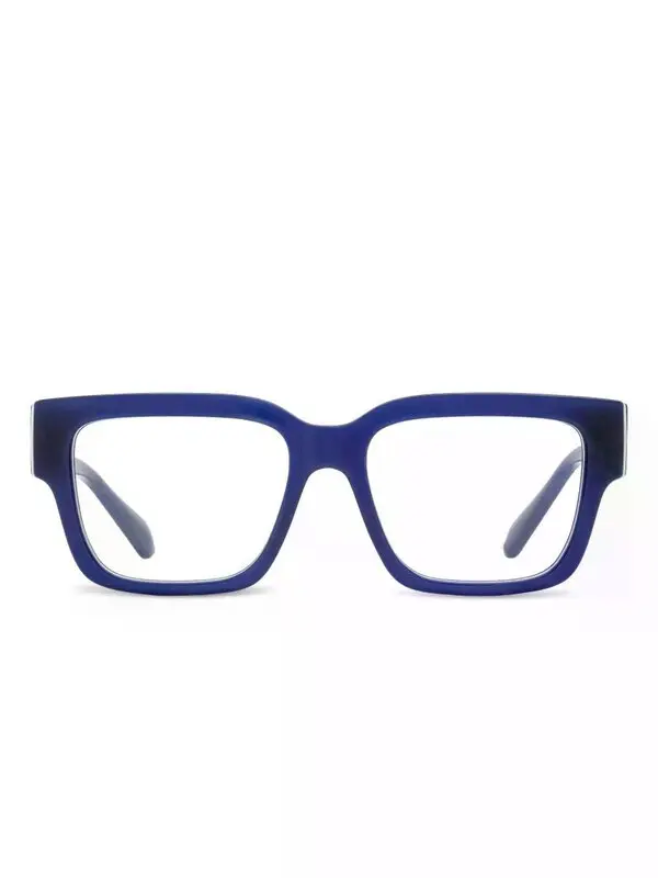 FERRAGAMO Logo Rectangular Eyeglasses - Blue