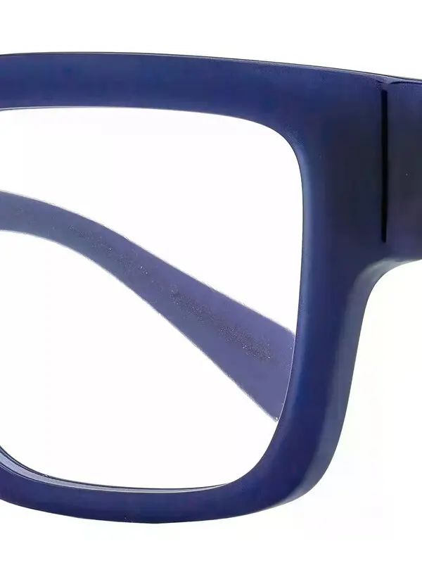 FERRAGAMO Logo Rectangular Eyeglasses - Blue