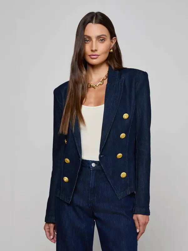 L'Agence Emerson Double-breasted Blazer