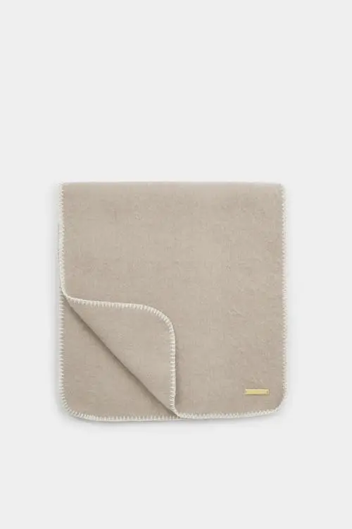KATIE LOXTON Whipstitch Scarf - Taupe