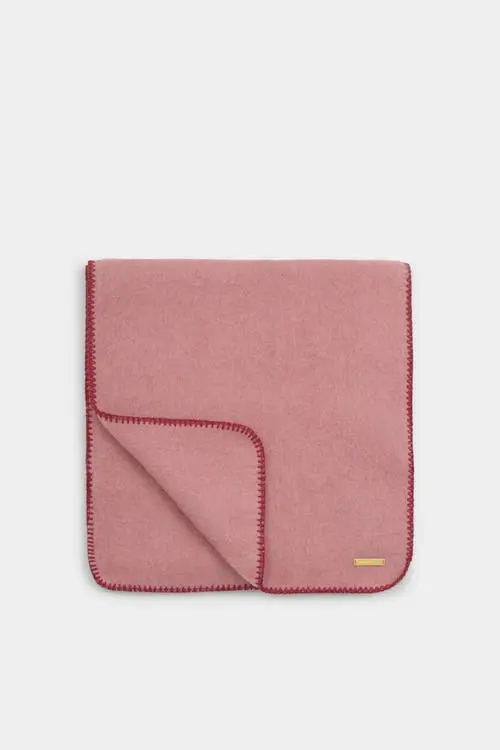KATIE LOXTON Whipstitch Scarf - Dusty Pink