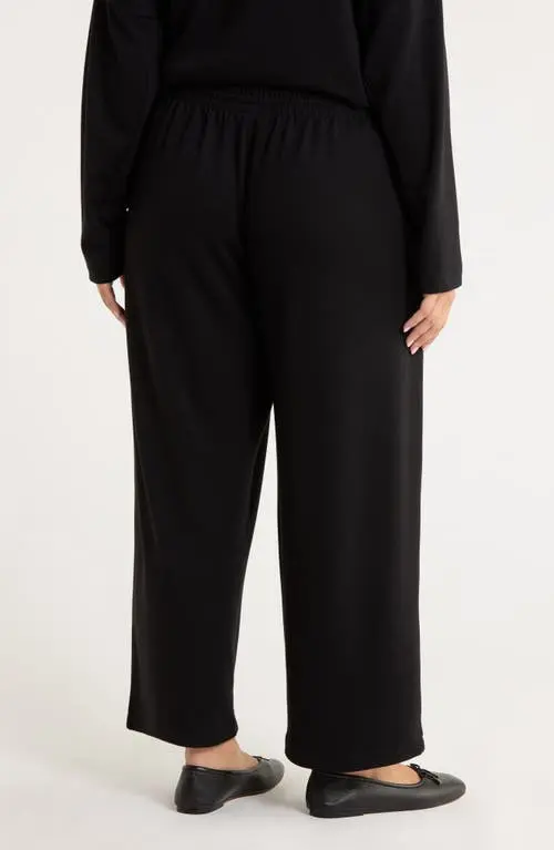 Caslon Wide Leg Ankle Sweatpants