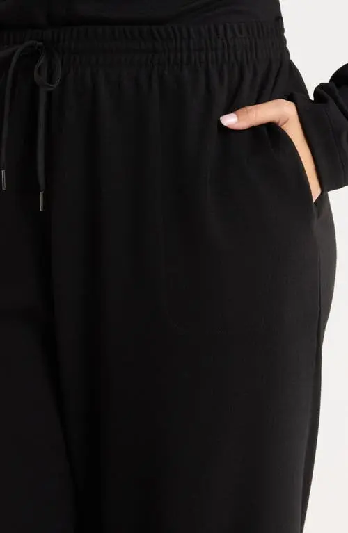 Caslon Wide Leg Ankle Sweatpants