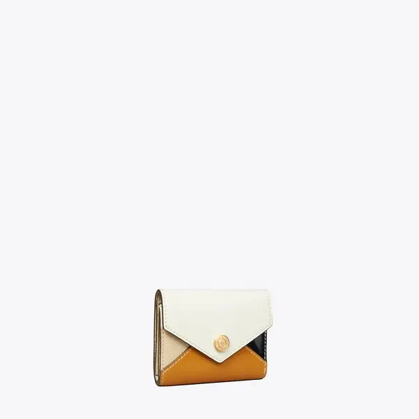 Tory Burch Small Colorblock Envelope Wallet - Blanc Multi