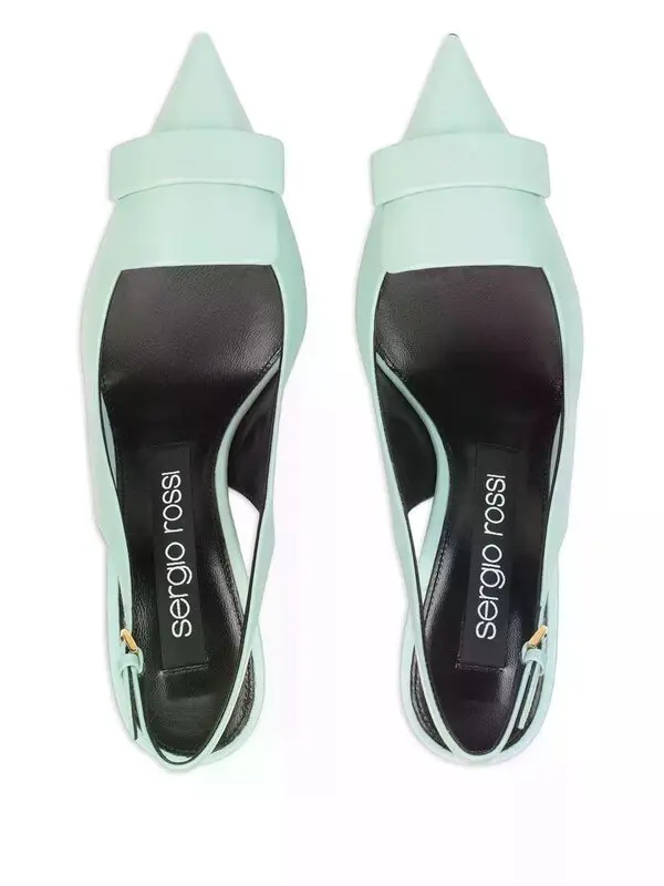SERGIO ROSSI 75mm Sling-back Pumps