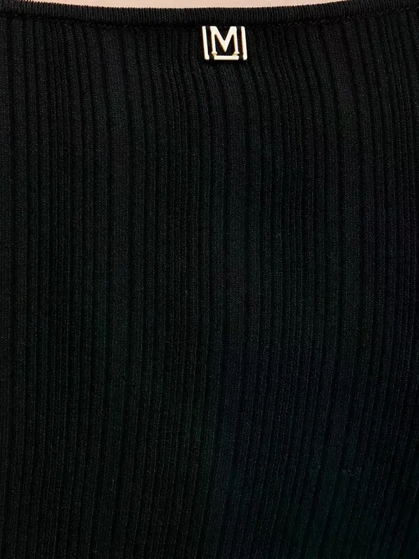 MARCIANO Ribbed V-neck T-shirt