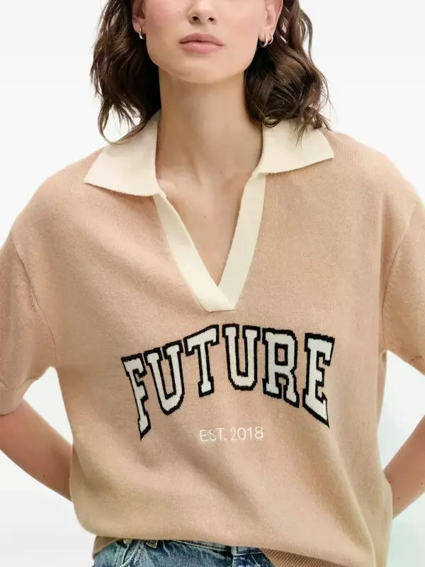 From Future Collared Sweater