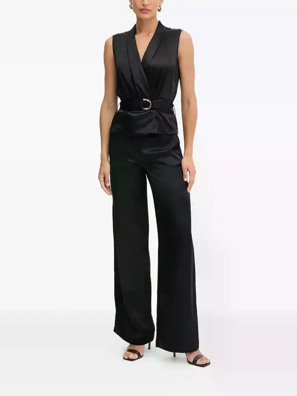 MARCIANO Belted Sleeveless Top