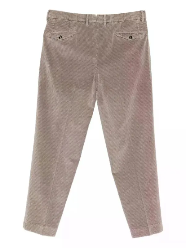 DELL'OGLIO Pleated Corduroy Trousers