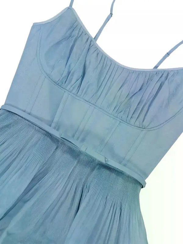 Zimmermann Pleated Tiered Midi Dress