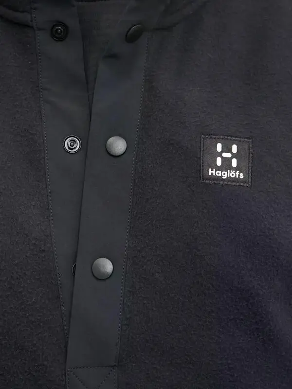 HAGLOFS Mora Half-buttoned Sweatshirt - Black