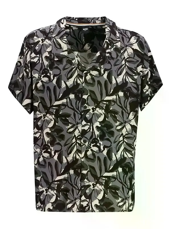 BOSS Floral Shirt - Grey