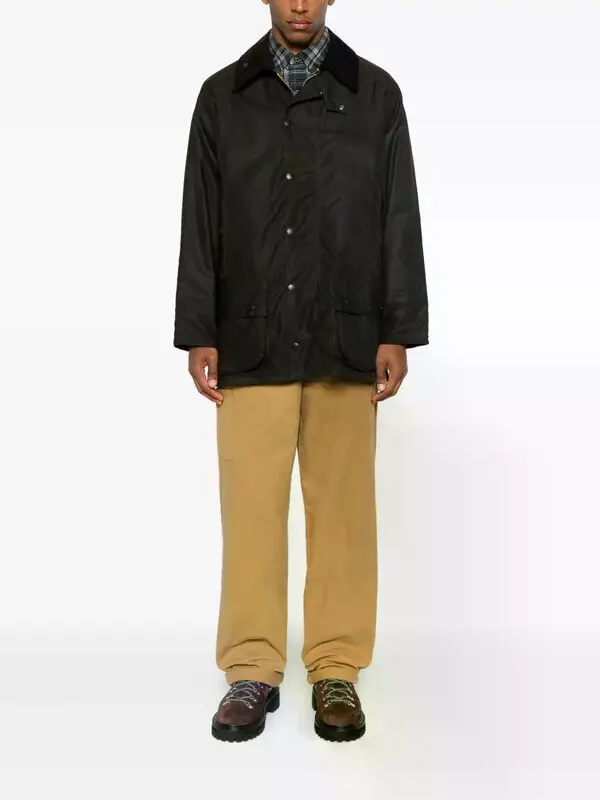 Barbour Corduroy Collar Waxed Jacket