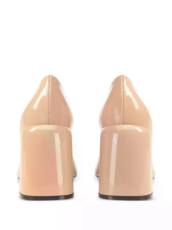 SERGIO ROSSI 80mm Square-toe Pumps - Neutrals