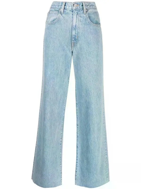SLVRLAKE High-waisted Wide-leg Jeans