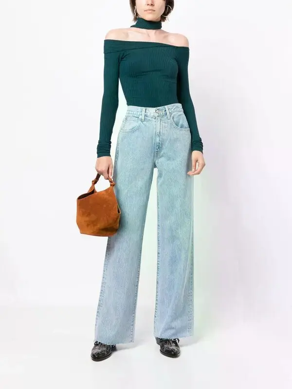 SLVRLAKE High-waisted Wide-leg Jeans