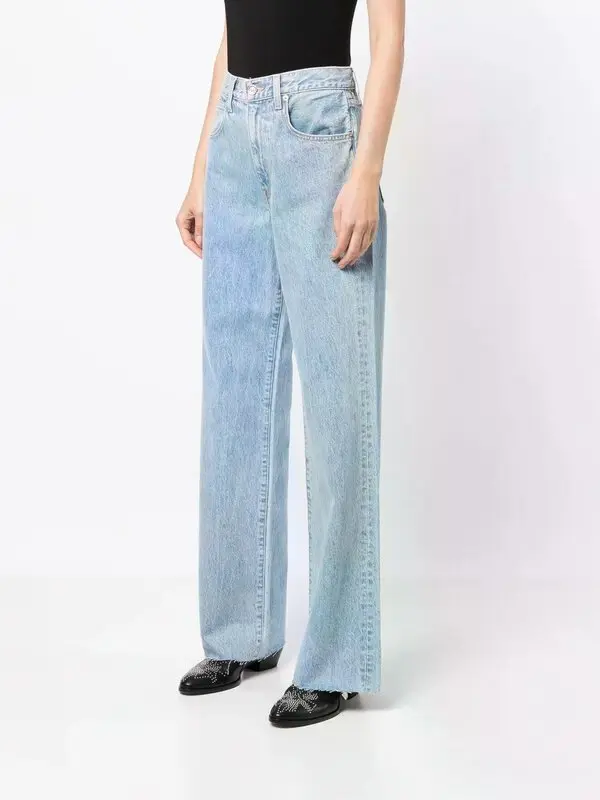 SLVRLAKE High-waisted Wide-leg Jeans