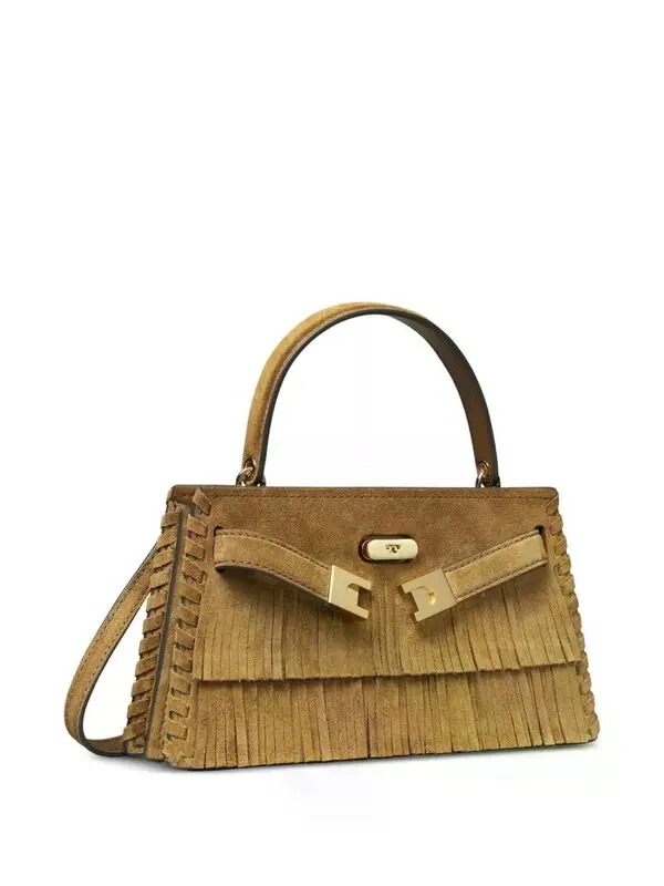 Tory Burch Mini Lee Radziwill Tote - Brown