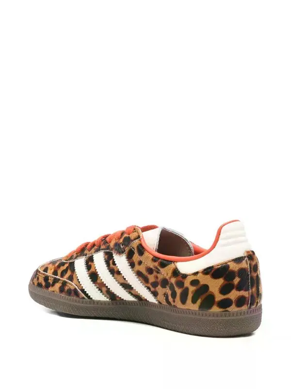 Adidas Samba Og Animal-print Trainers - Brown