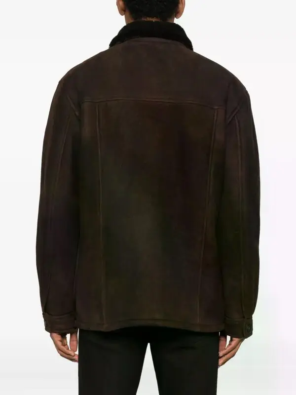 Tagliatore Fur Collar Pocket Coat