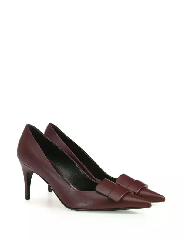 SERGIO ROSSI 45mm Leather Pumps