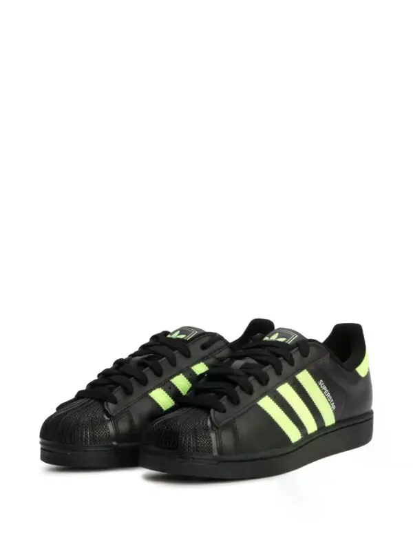 Adidas Superstar Ii Striped Low-top Sneakers