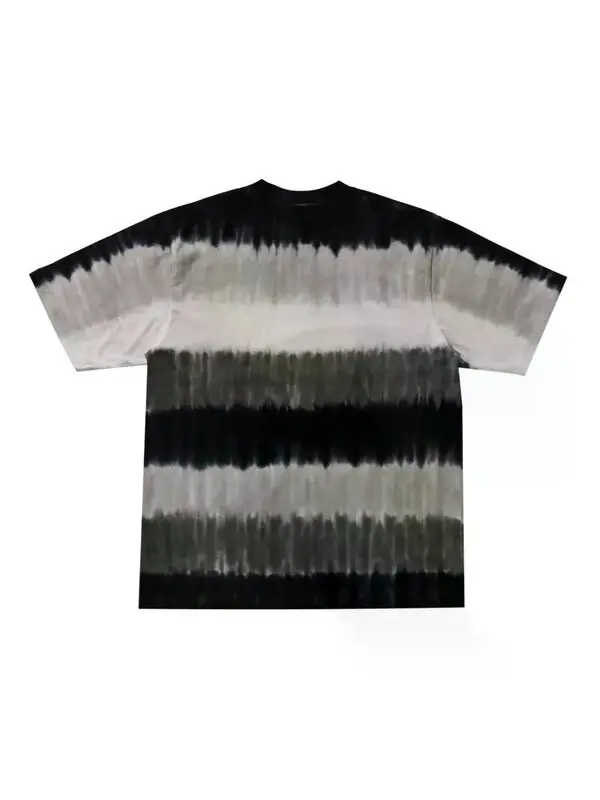 A BATHING APE Tie-dye Logo-embroidered T-shirt