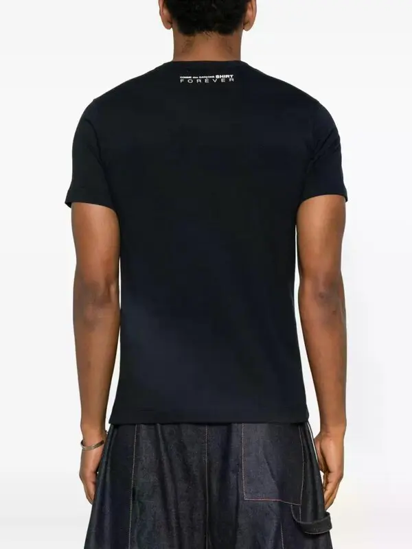 Comme Des Garçons Crew-neck Short-sleeve T-shirt - Blue