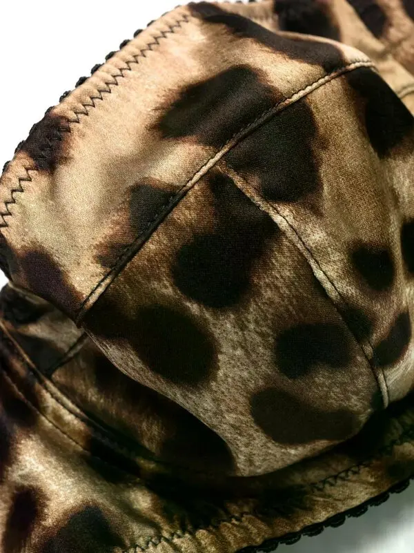Dolce & Gabbana Leopard-print Balconette Bra