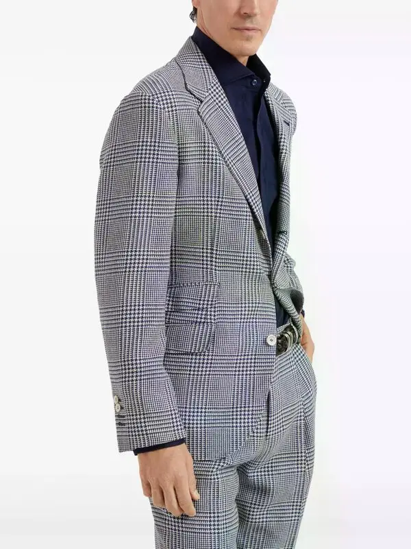 Brunello Cucinelli Puppytooth Blazer
