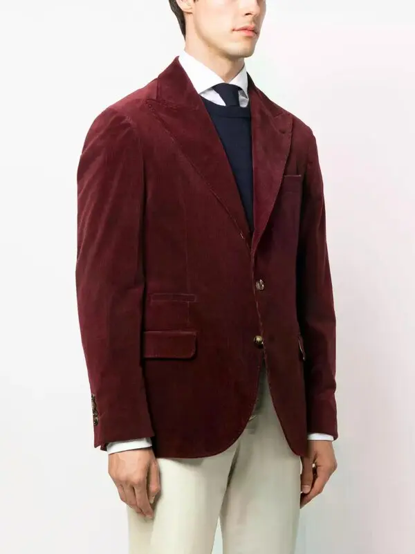 Brunello Cucinelli Single-breasted Corduroy Blazer