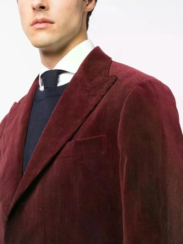 Brunello Cucinelli Single-breasted Corduroy Blazer