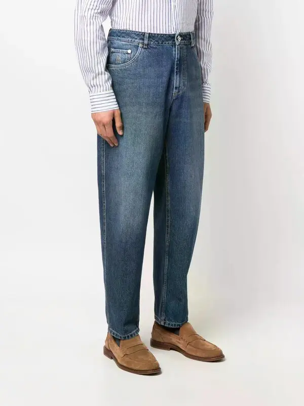 Brunello Cucinelli Straight-leg Denim Jeans