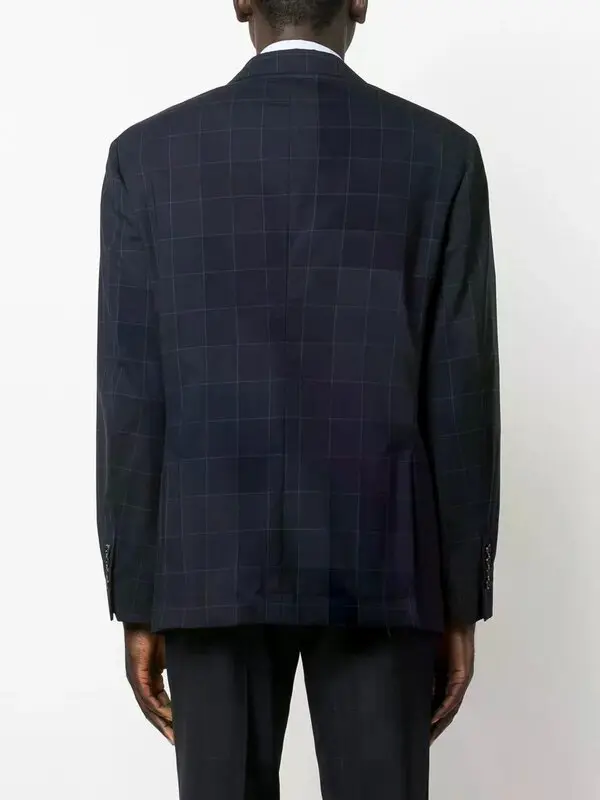 Brunello Cucinelli Single-breasted Checked Tailored Blazer
