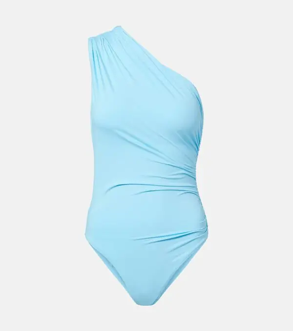 Melissa Odabash Sydney One-shoulder Swimsuit - Blue