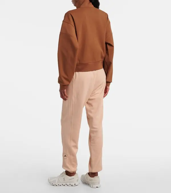 Adidas By Stella McCartney Logo Knitted Sweatshirt - Brown